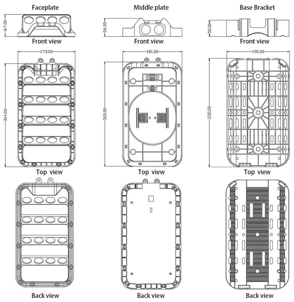 Sérsniðin FTTA MST tengibox í Mini SC, Supertap | Yingda